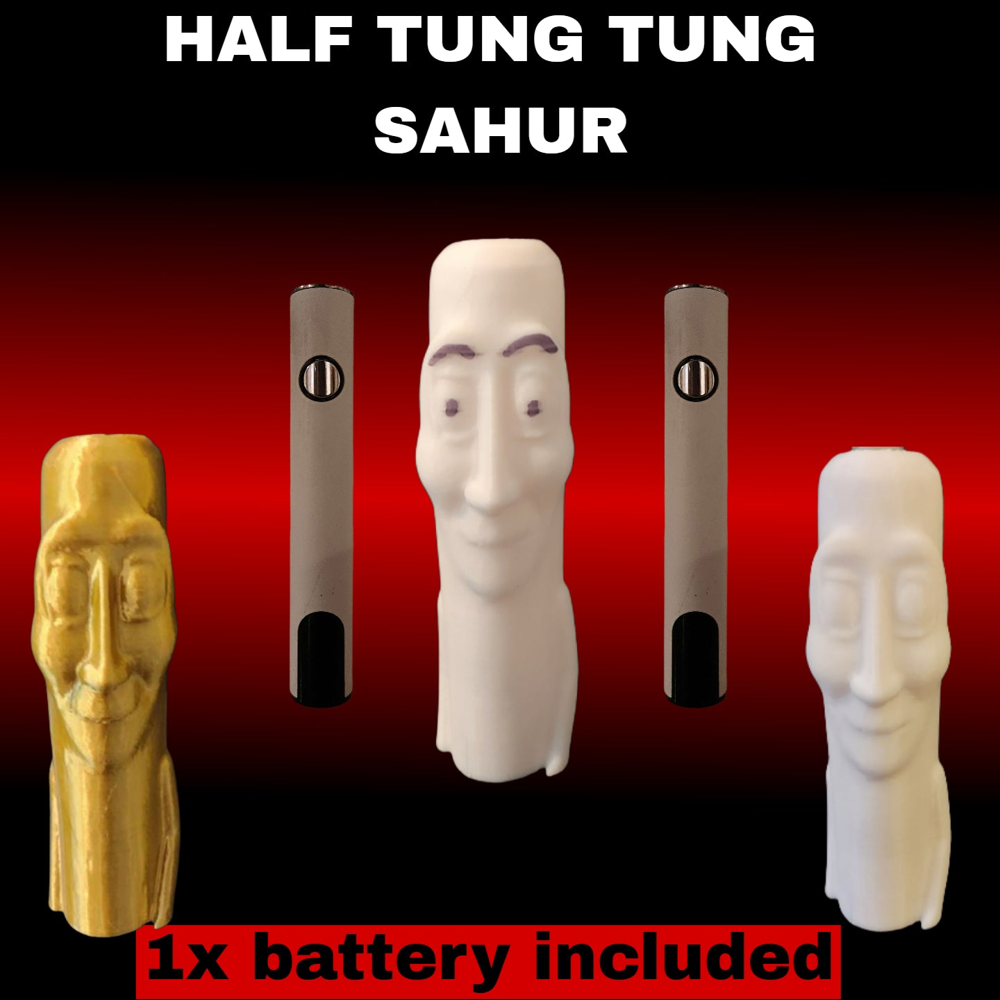 [Booster] Tung Tung HALF Sahur (510 Thread Battery with Screen) – MemeYarts